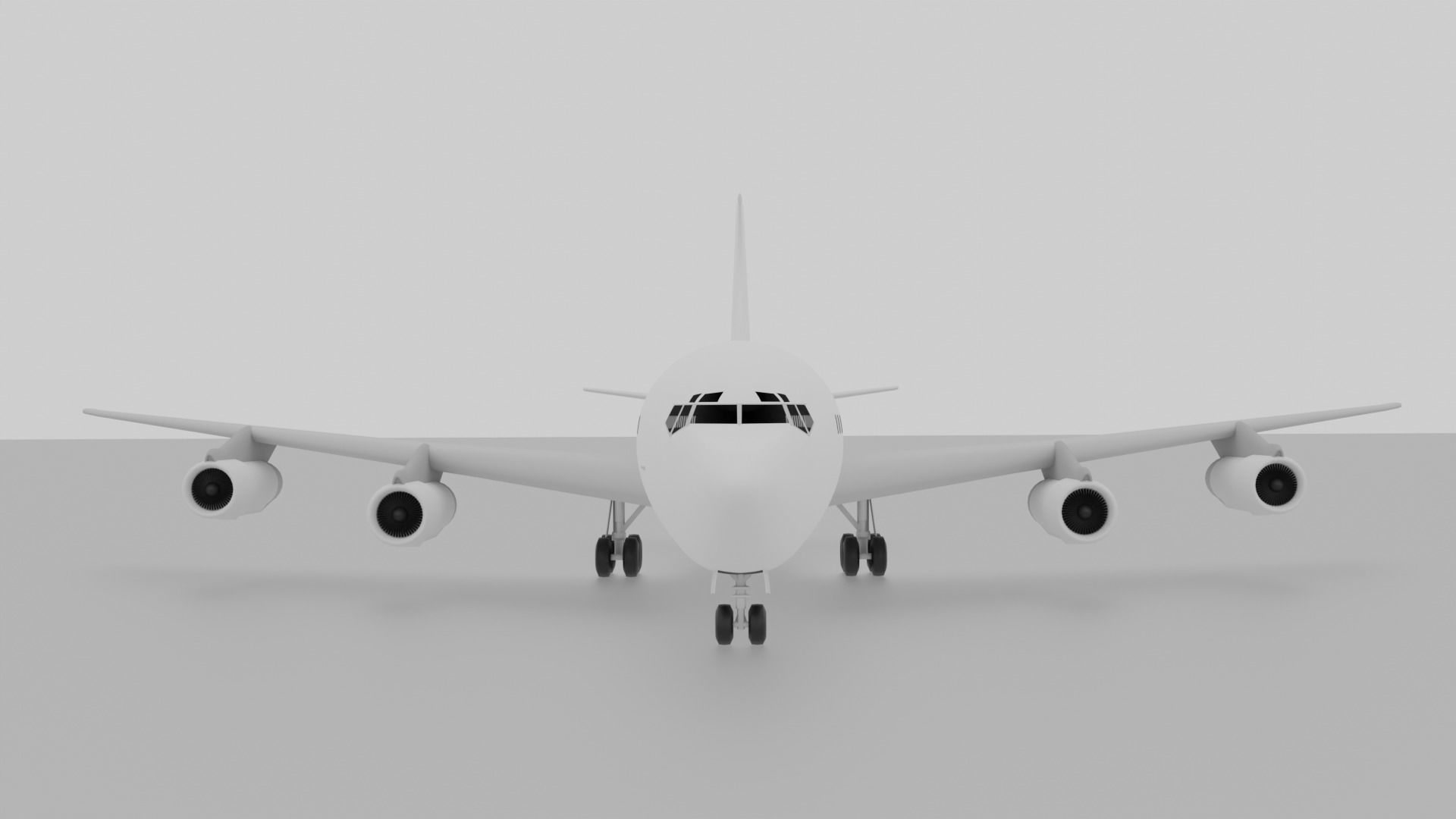 Boeing 707-320B 3D model | CGTrader