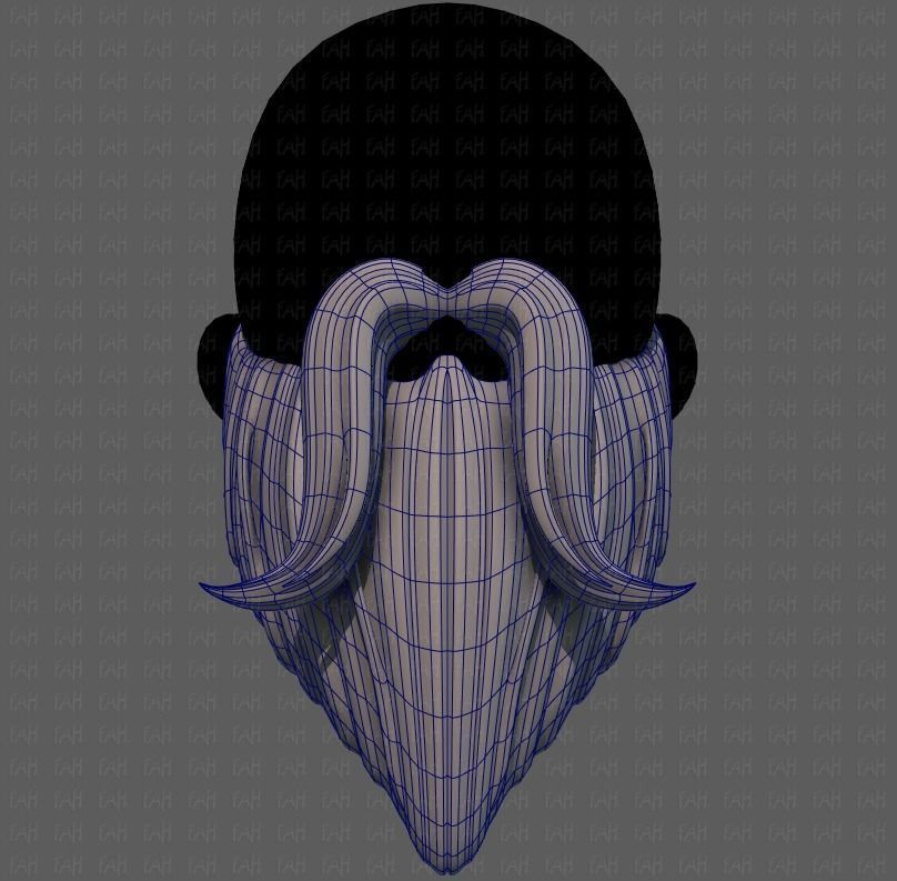 3D model Beard V34 VR / AR / low-poly | CGTrader