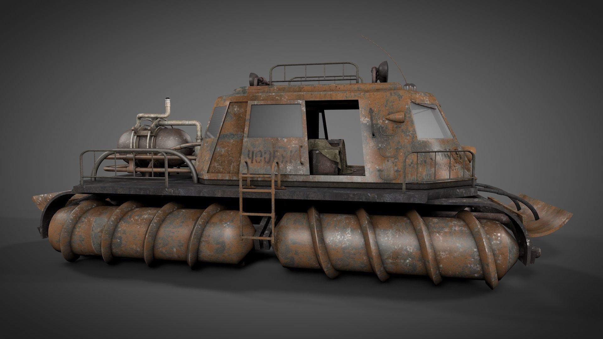 Screw Propelled Amphibious Vehicle 3D model | CGTrader