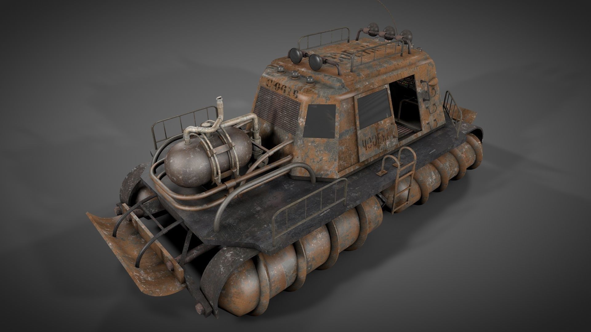 Screw Propelled Amphibious Vehicle 3D model | CGTrader
