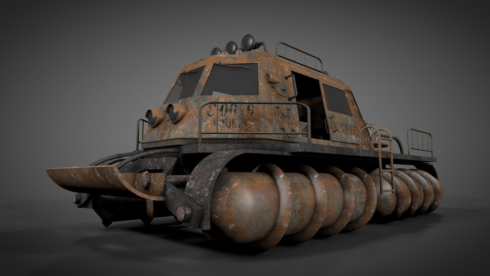 Screw Propelled Amphibious Vehicle 3D model | CGTrader