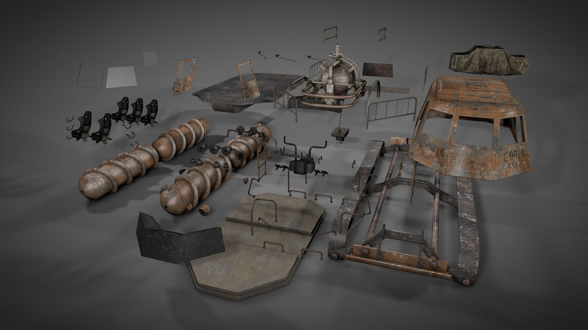 Screw Propelled Amphibious Vehicle 3D model | CGTrader