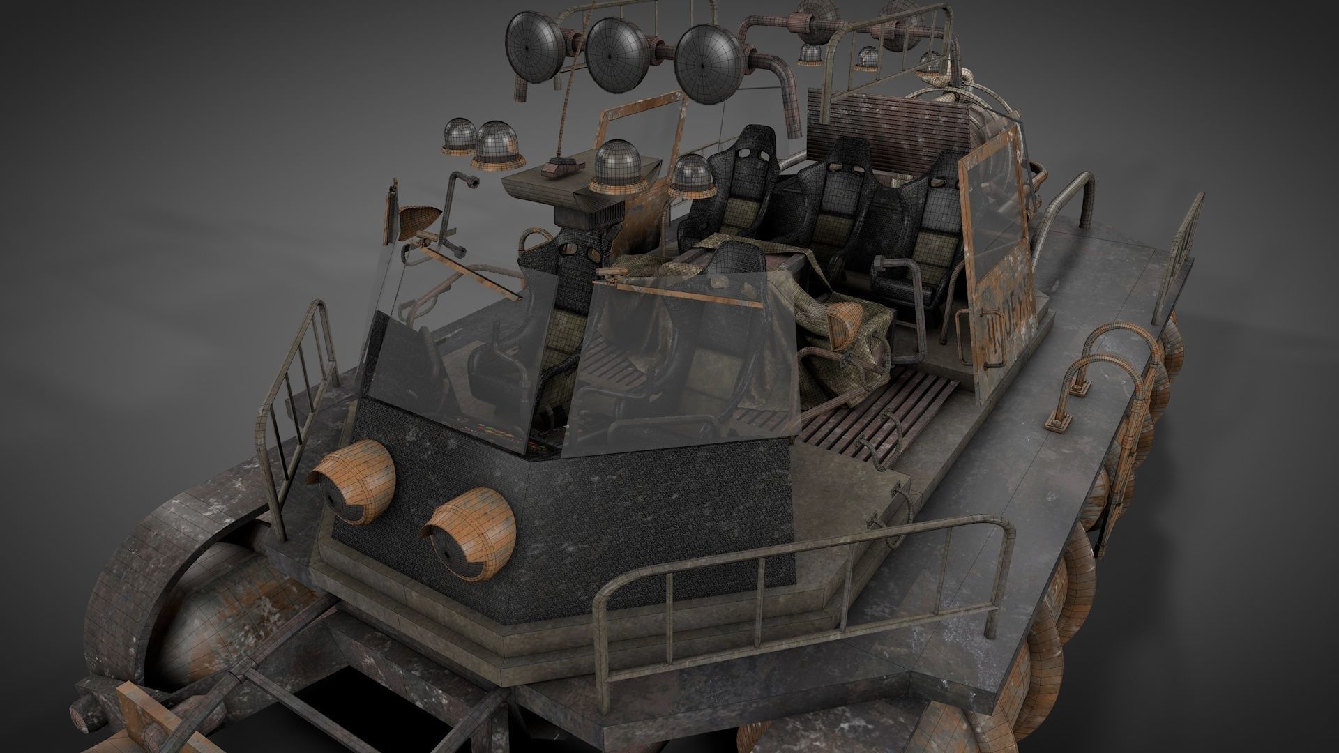 Screw Propelled Amphibious Vehicle 3D model | CGTrader