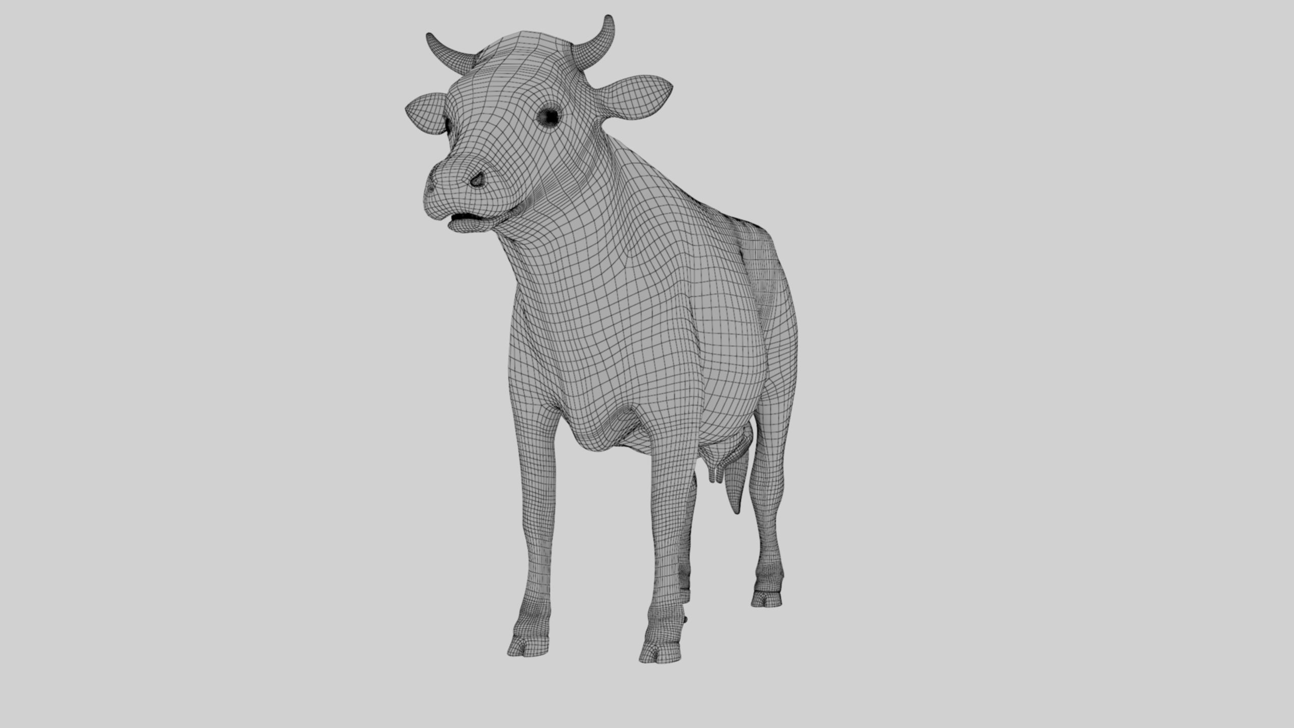 Low Poly Cow Collection - 3 Cow Models - 4K - Unwrapped VR / AR / low-poly | CGTrader