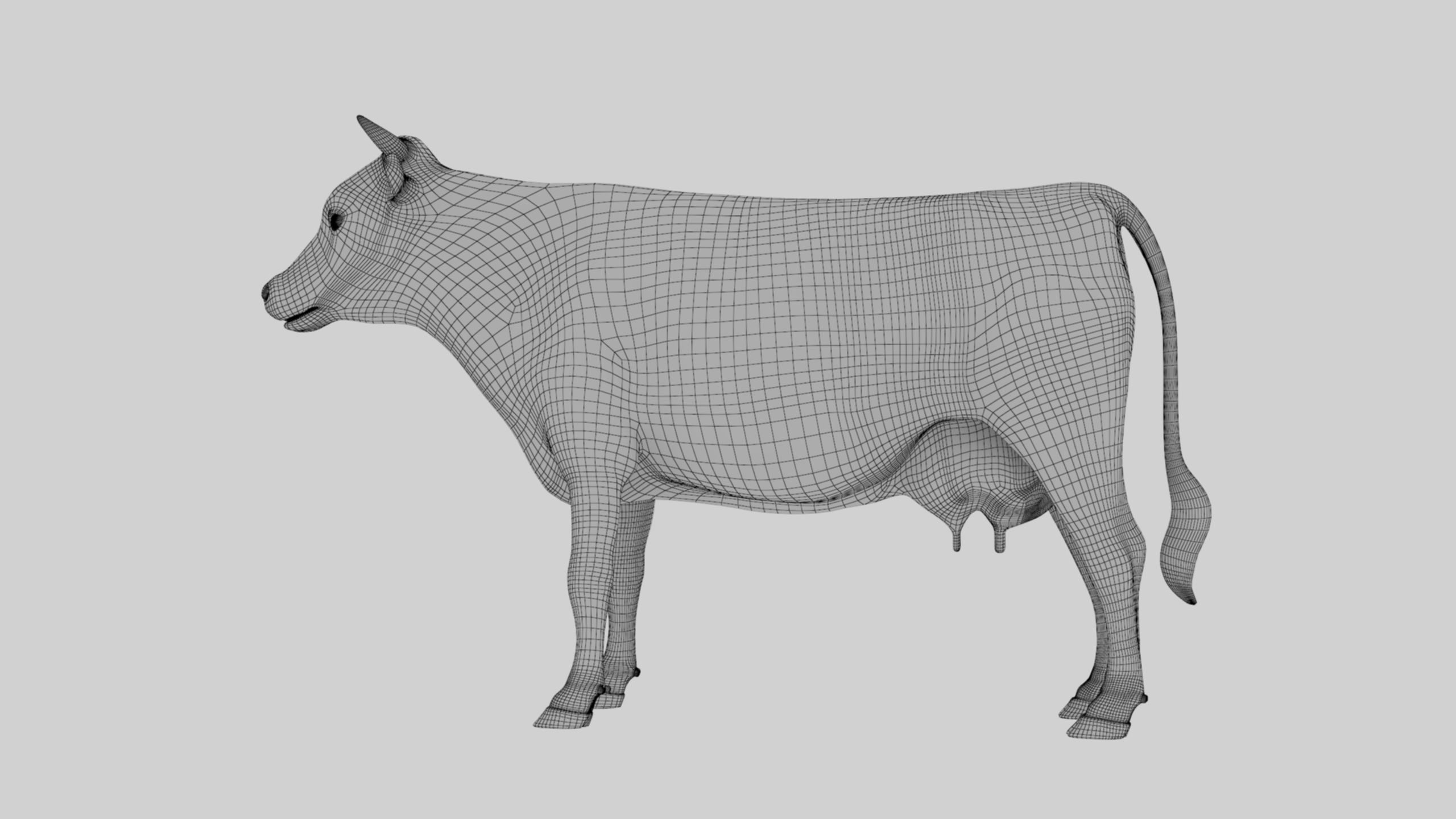 Low Poly Cow Collection - 3 Cow Models - 4K - Unwrapped VR / AR / low ...