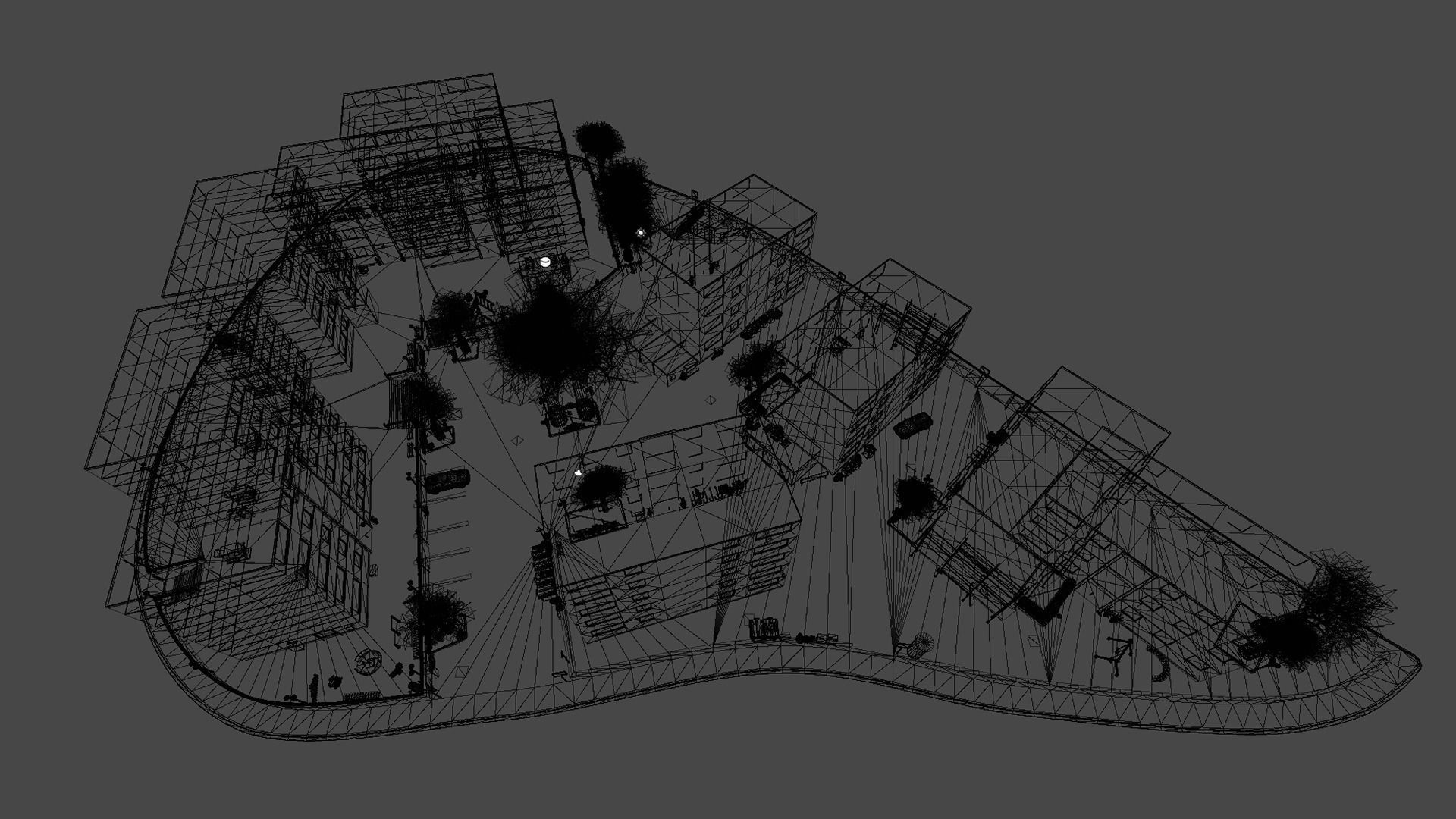 3D model Ghetto Enviroment - Unity3D VR / AR / low-poly | CGTrader