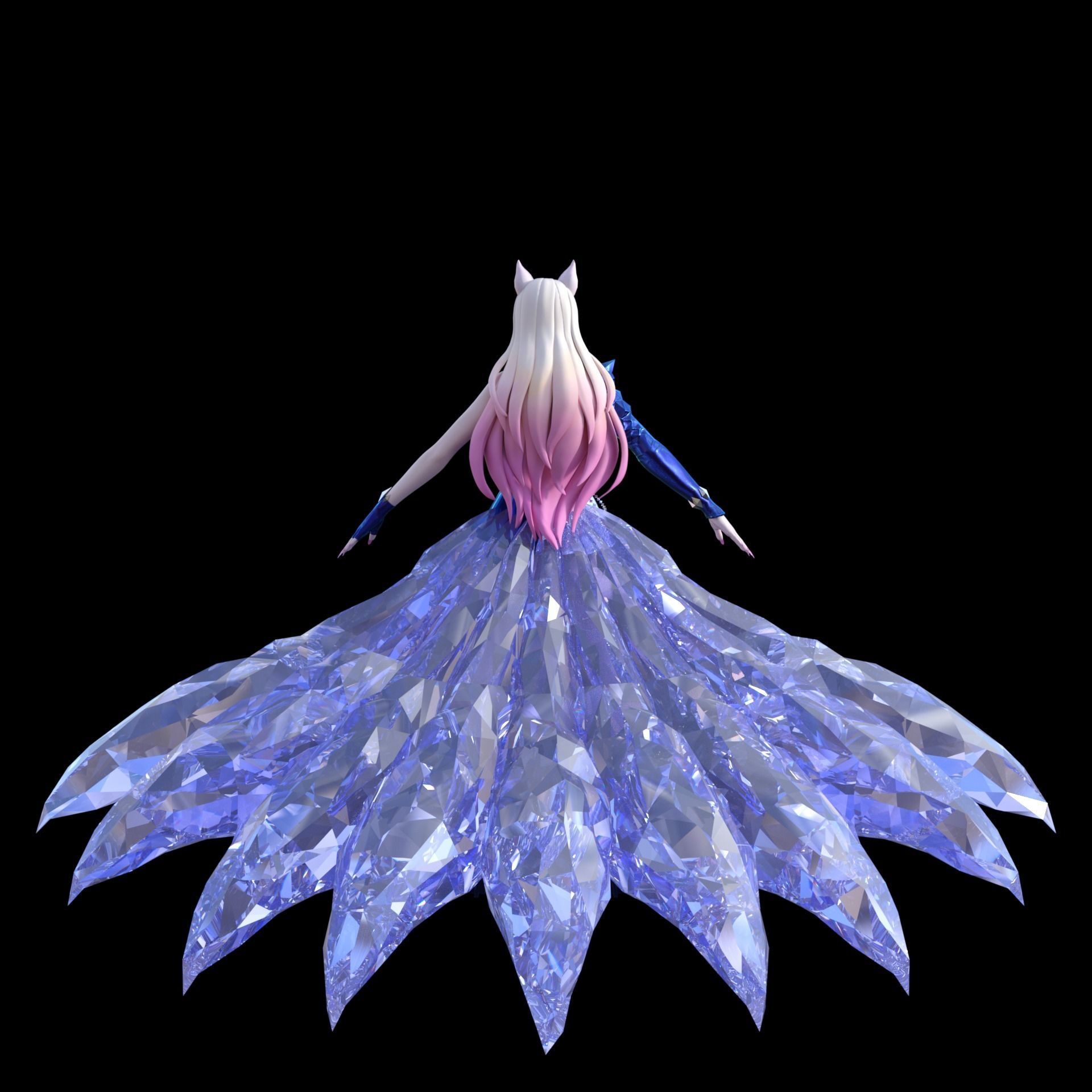 League of Legends - KDA ALL OUT Ahri RIGGED 3D model rigged | CGTrader