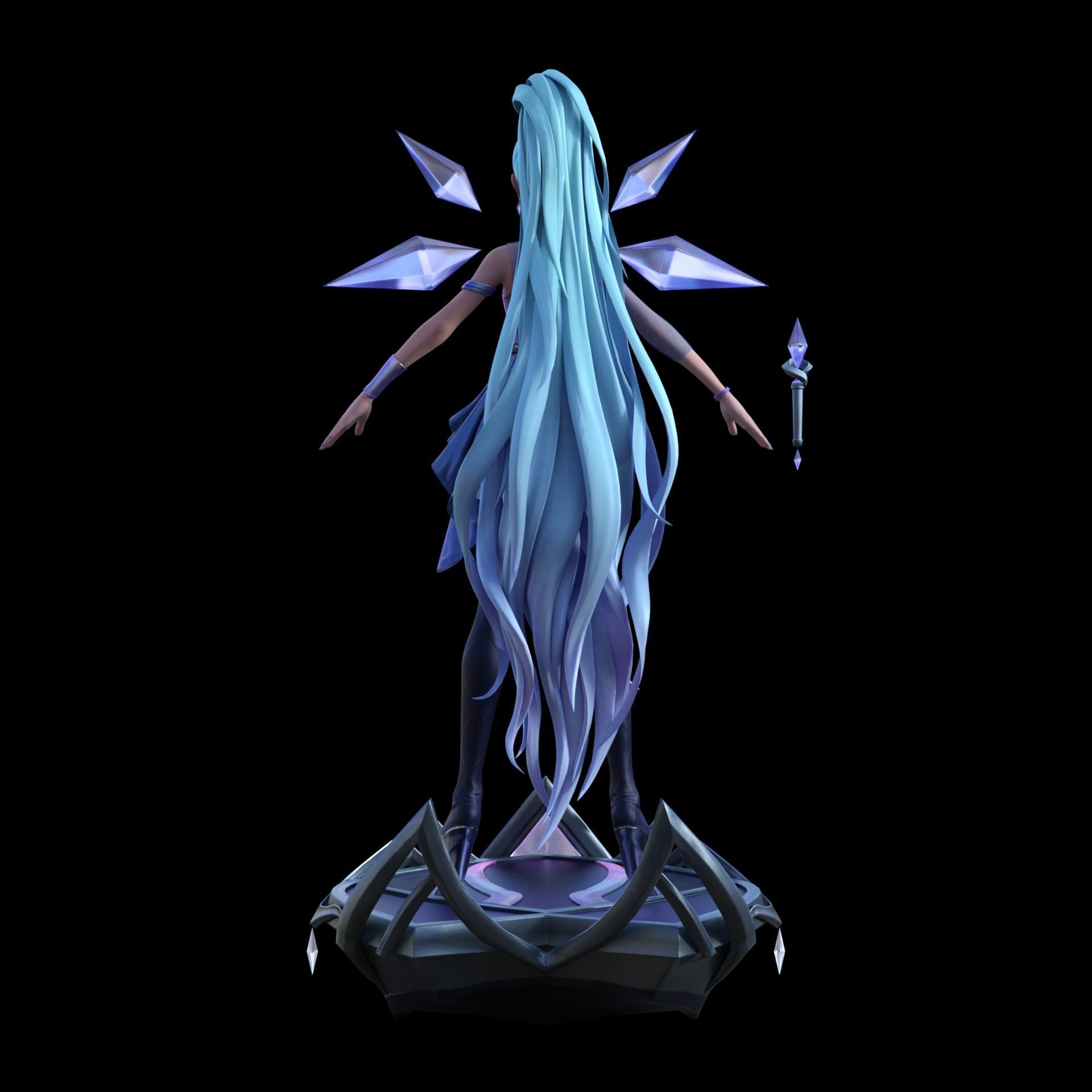 League of Legends - KDA ALL OUT Seraphine RIGGED 3D model rigged | CGTrader