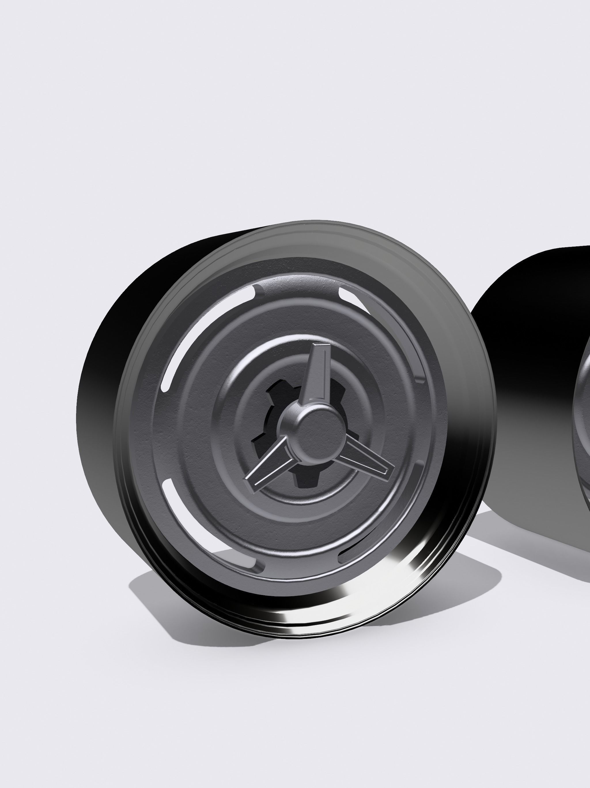 20inch Billet Steel Wheels with Spinner 2x Offsets 3D model 3D ...