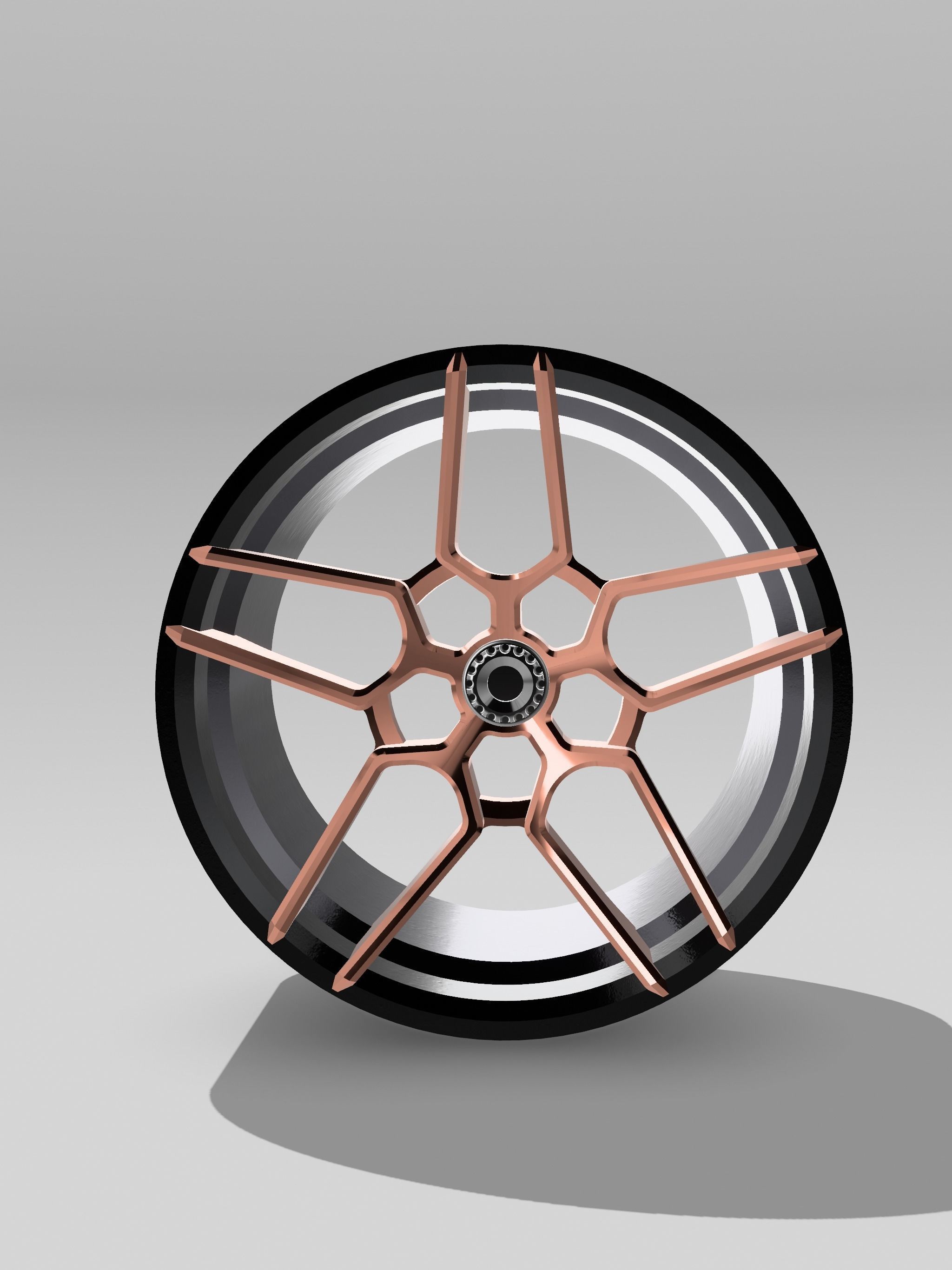 20inch Concave Trident Soft Edge Wheels 3x Offsets 3D model 3D ...