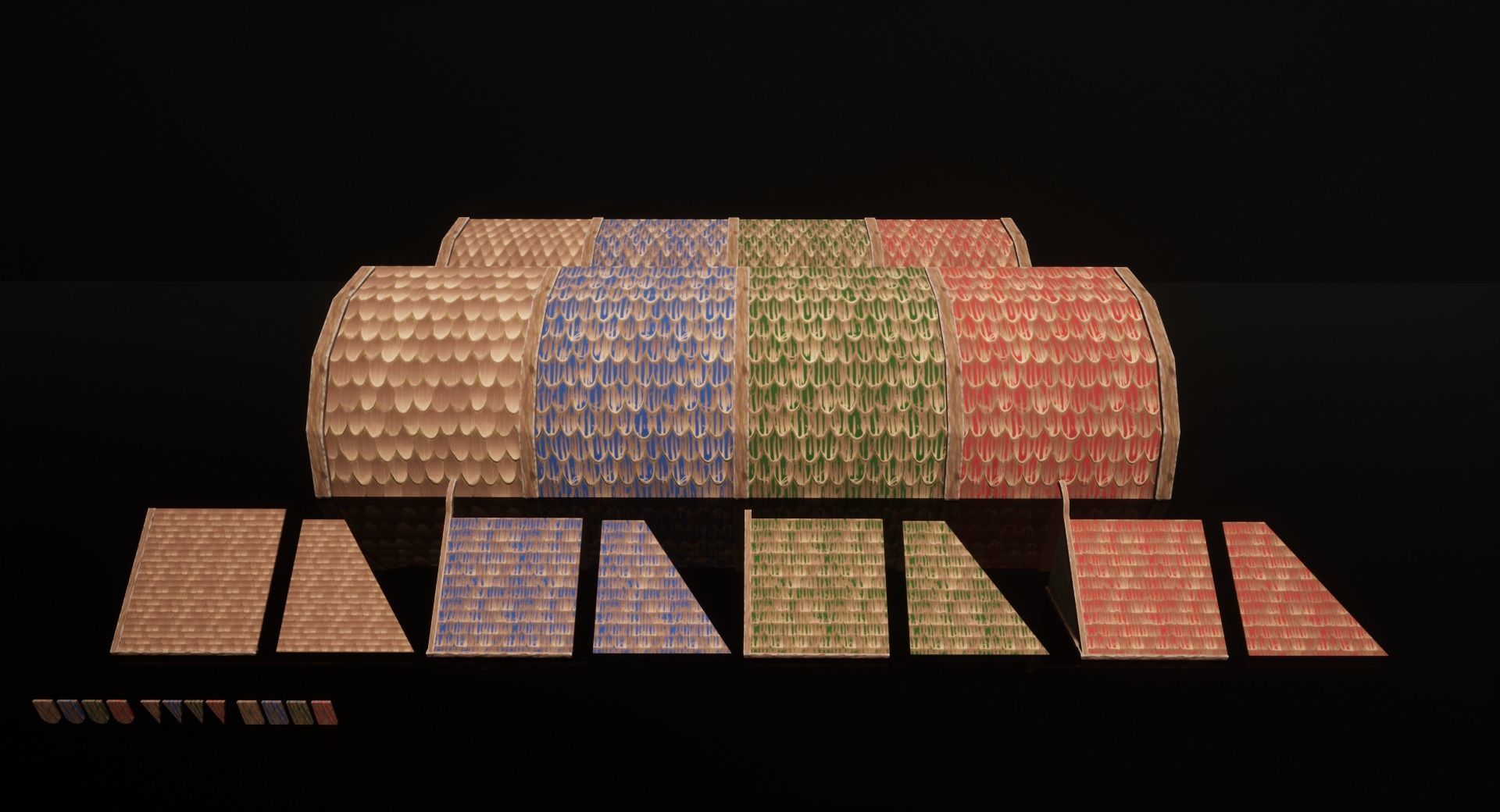 3D model Modular Stylized Medieval Village Kit VR / AR / low-poly ...