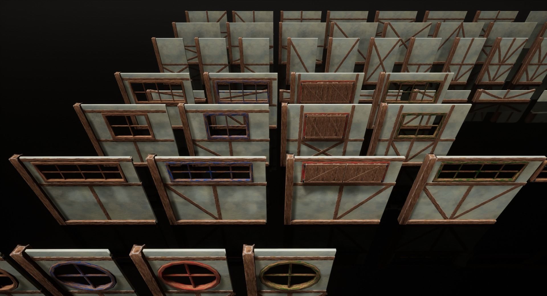 3D model Modular Stylized Medieval Village Kit VR / AR / low-poly ...