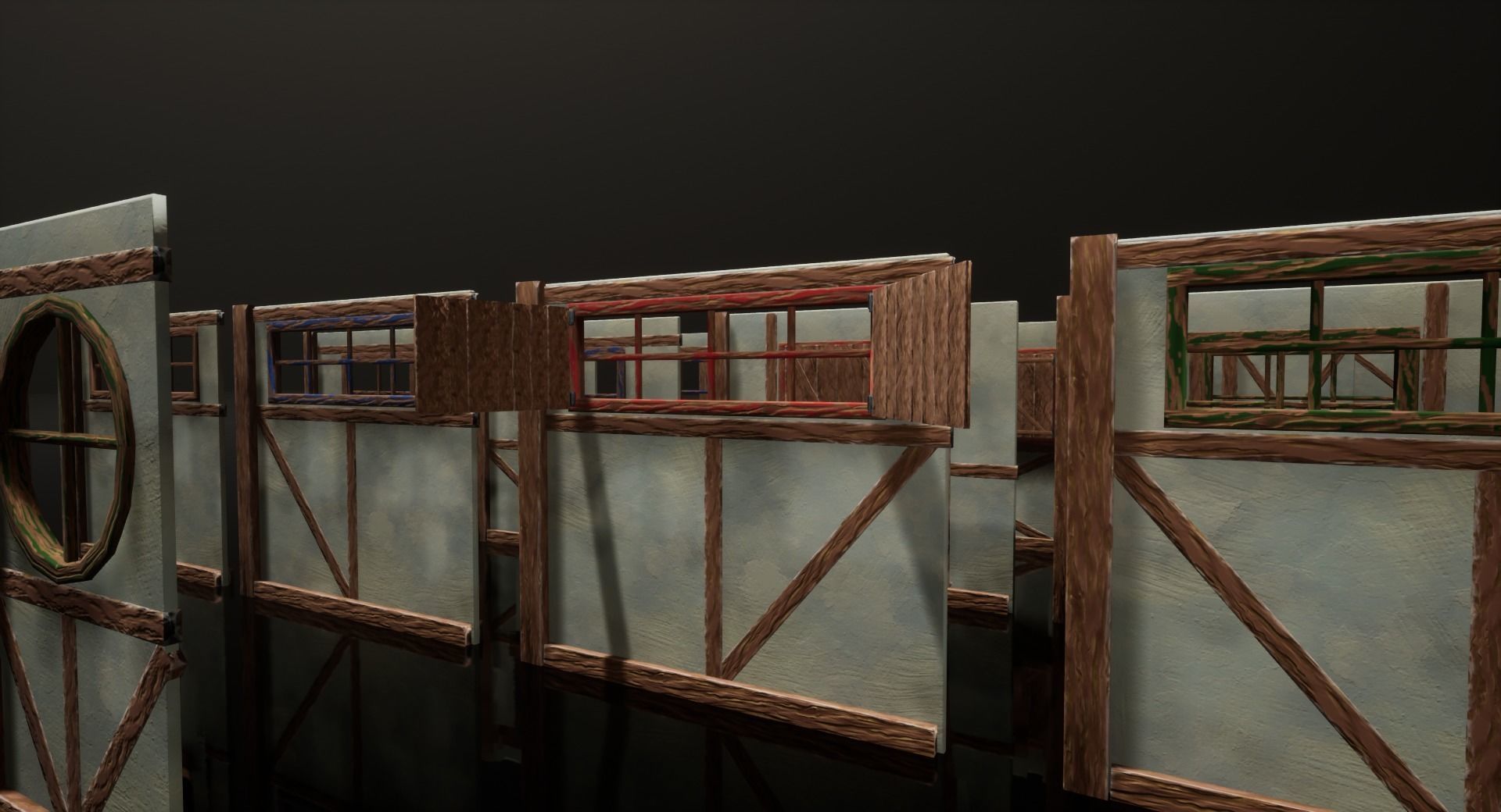 3D model Modular Stylized Medieval Village Kit VR / AR / low-poly ...