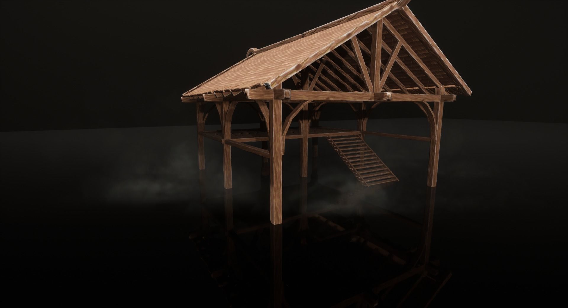 3D model Modular Stylized Medieval Village Kit VR / AR / low-poly ...