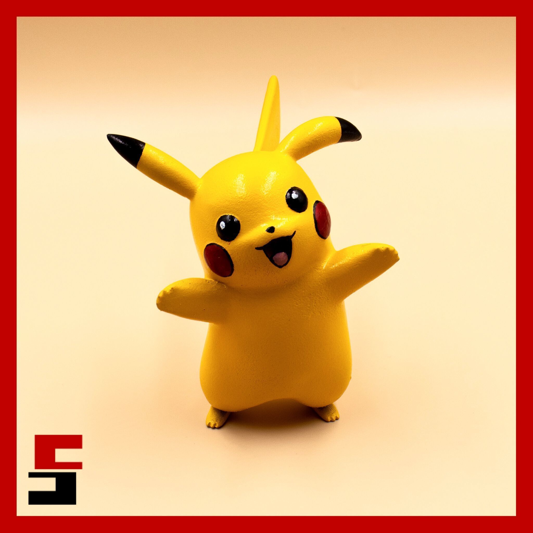 Pokemon Pikachu 3D model 3D printable | CGTrader