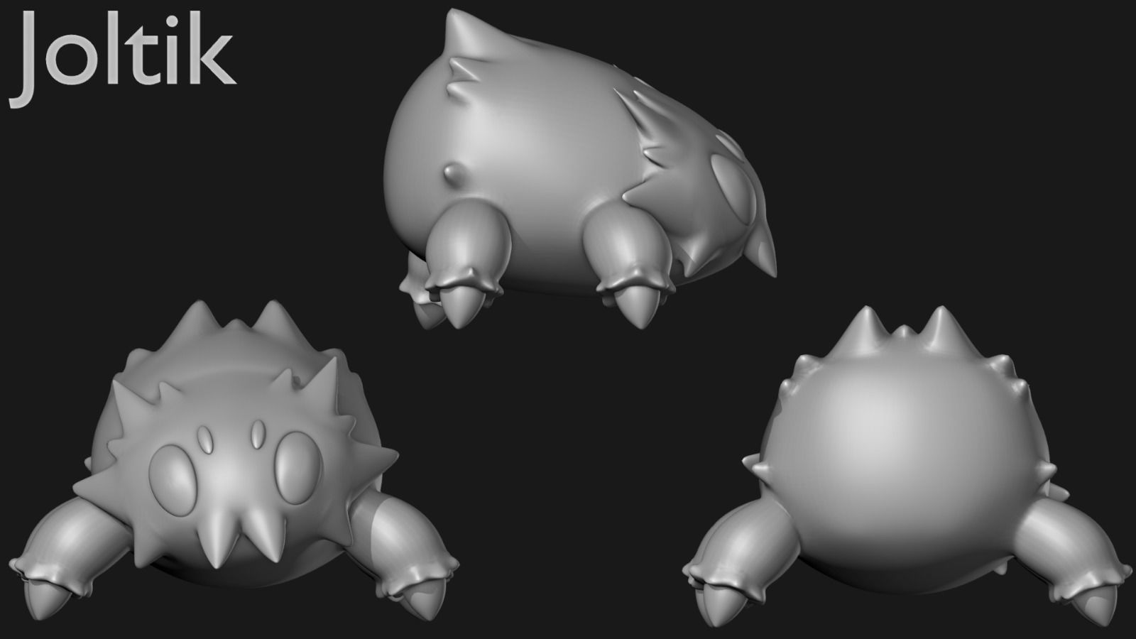 Pokemon Joltik 3D model 3D printable | CGTrader