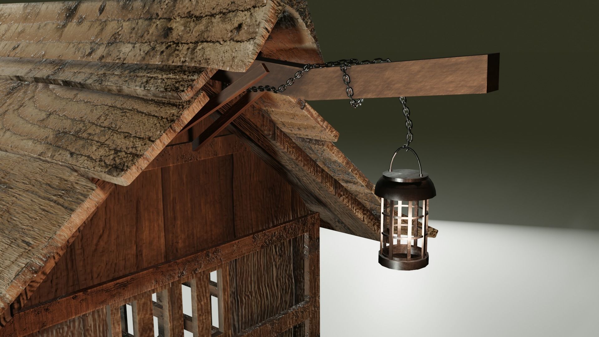 3D model Medieval Horse Cage Cart LP 3D model prisoner carriage VR / AR ...