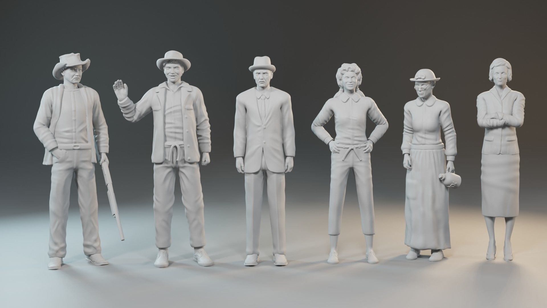 The Beverly Hillbillies 3D model 3D printable | CGTrader