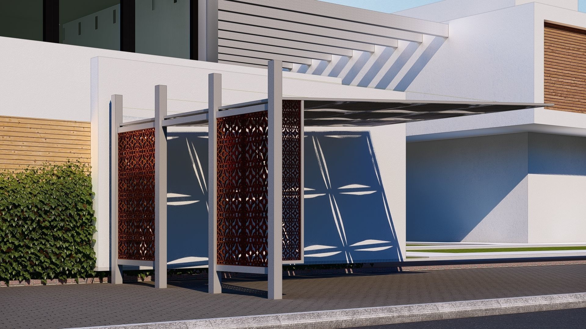 Car Shade 3D model rigged | CGTrader