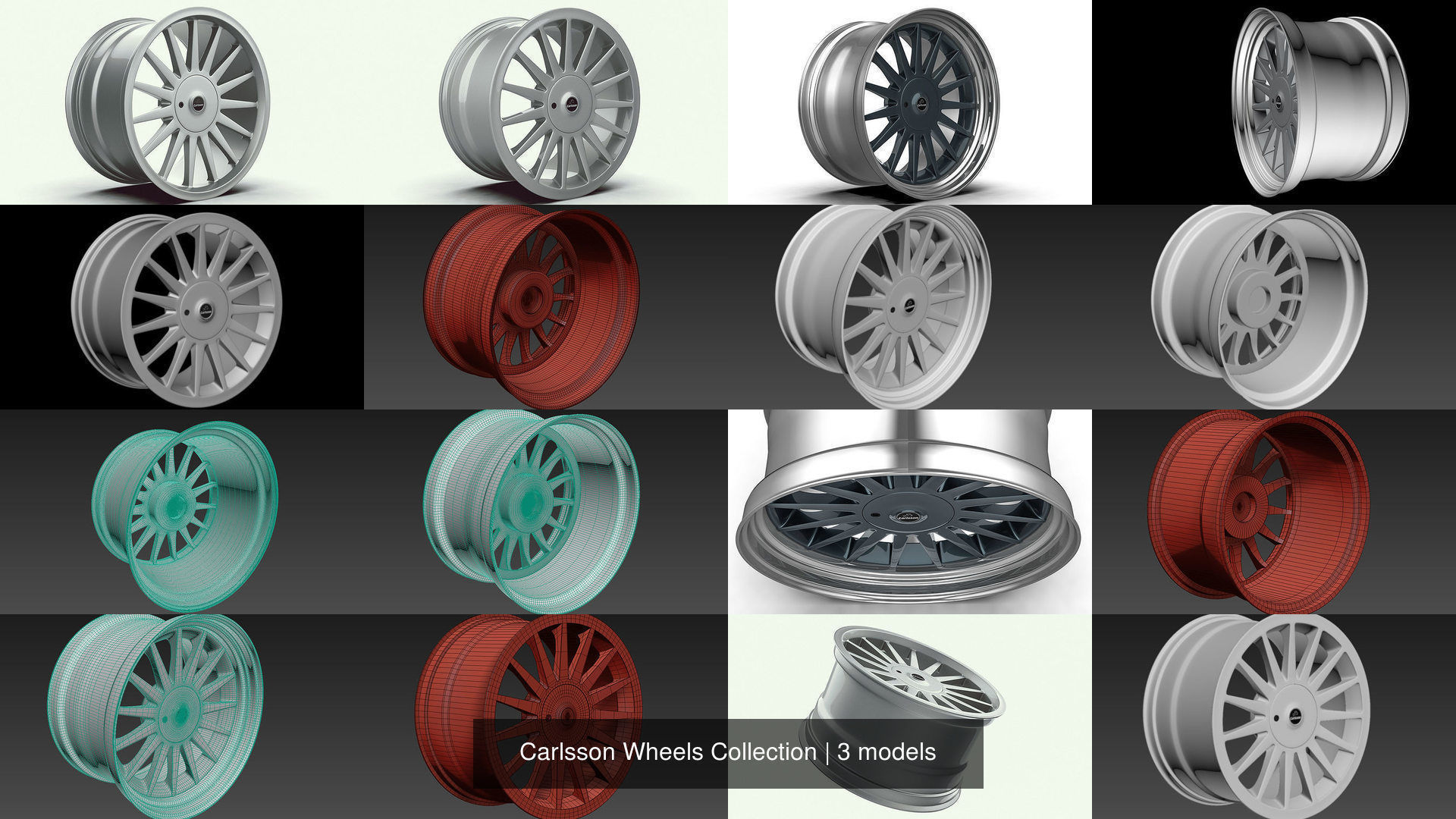 Carlsson Wheels Collection | CGTrader