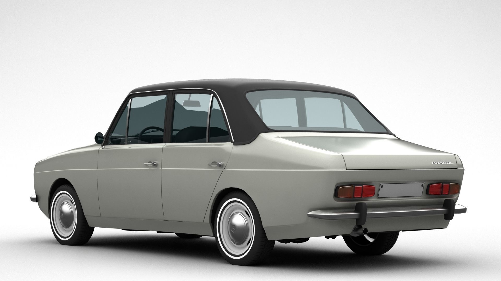 Anadol A2 Sedan 1970 3D model | CGTrader