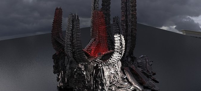 Alien Spine Tower City 6 Kitbash 3D model | CGTrader