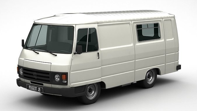 Peugeot J9 Van 1981 3D model | CGTrader