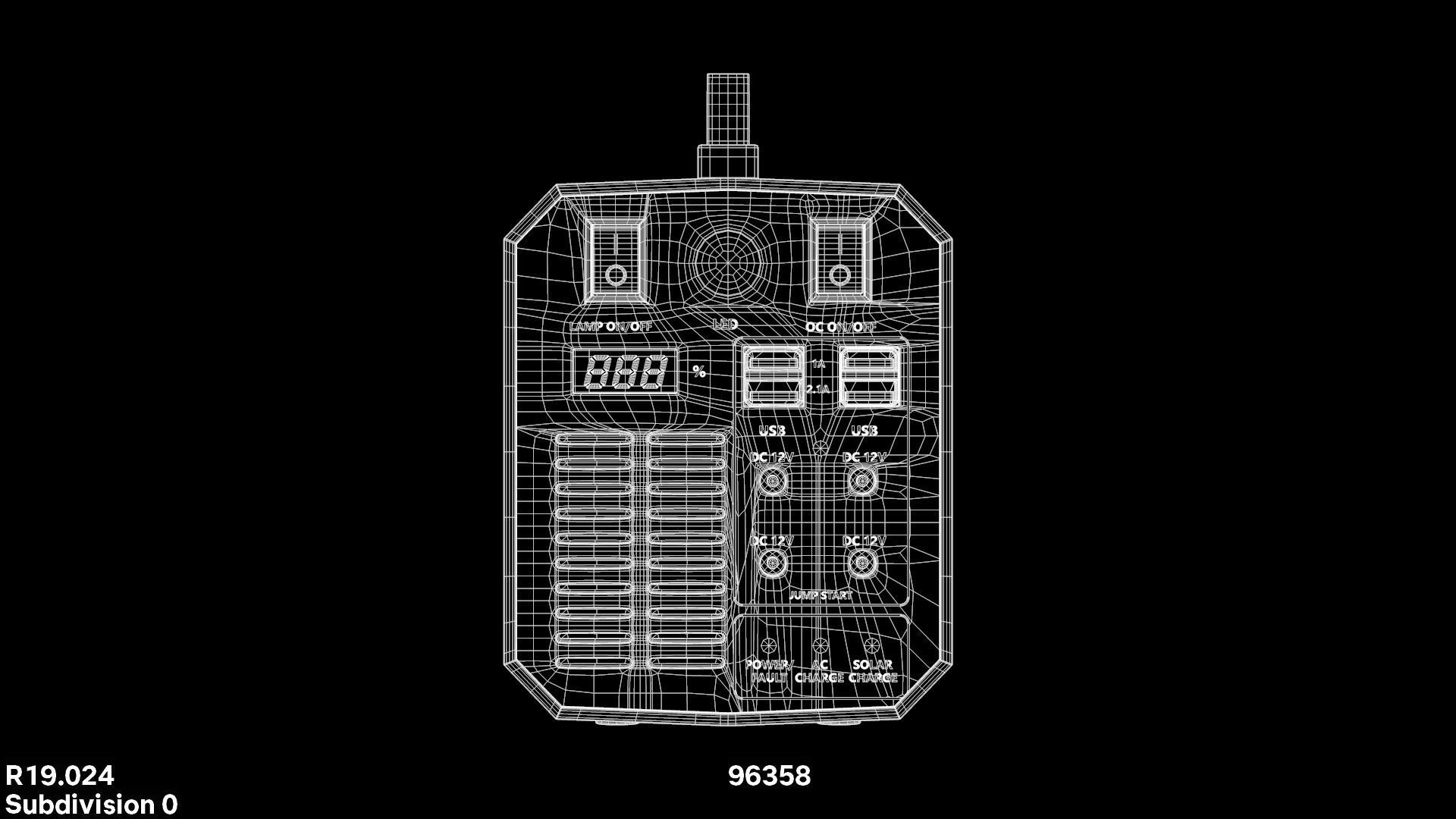 Portable Power Station 3D model | CGTrader