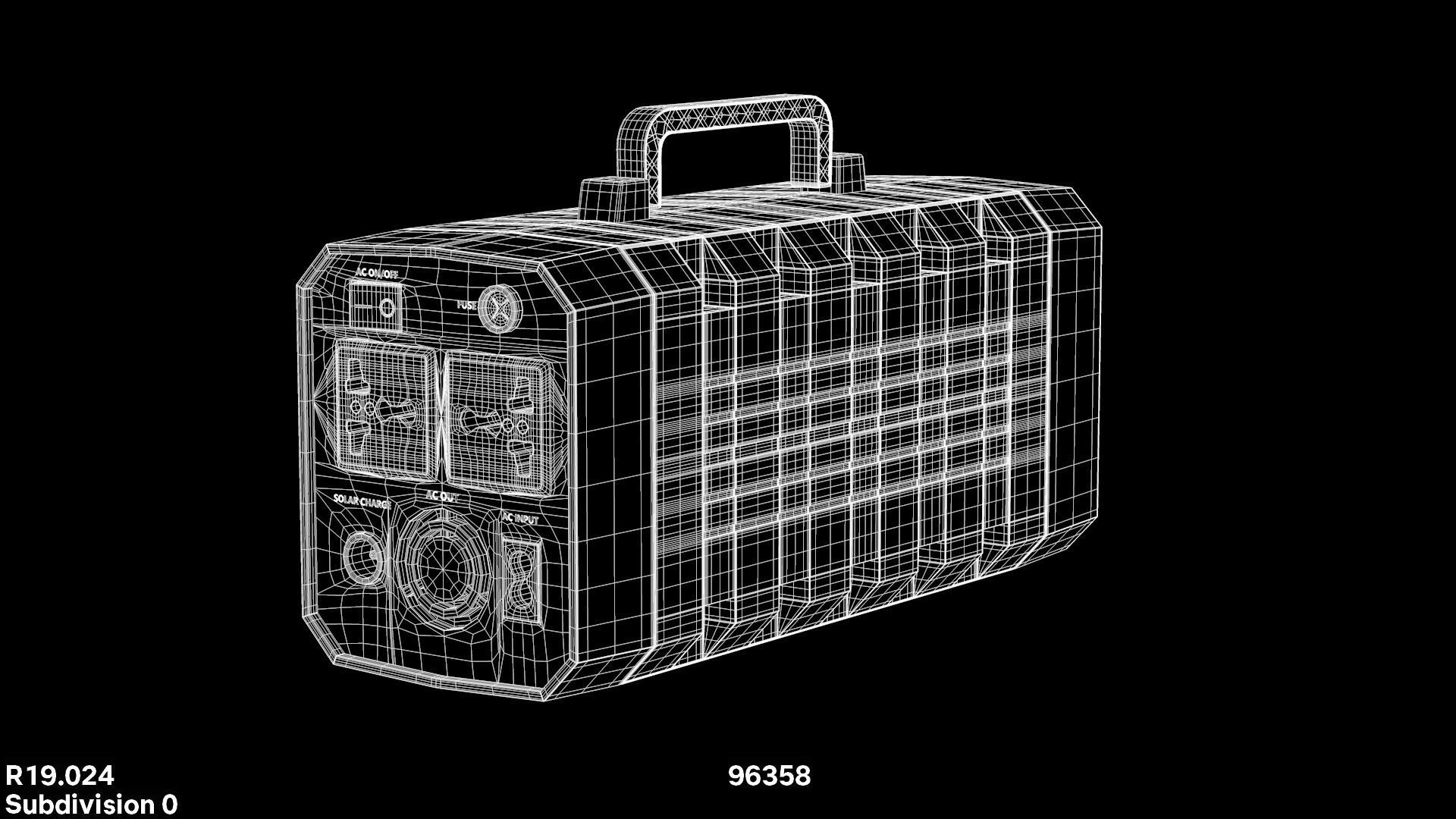 Portable Power Station 3D model | CGTrader