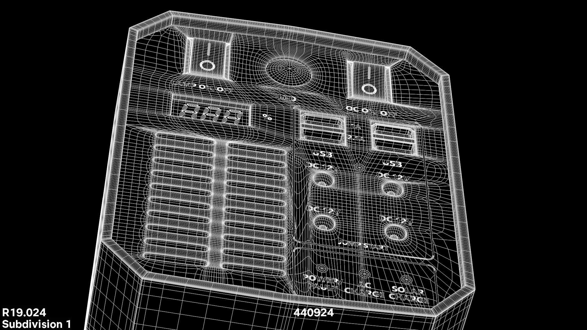 Portable Power Station 3D model | CGTrader
