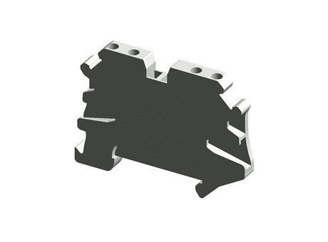 4 way 4mm screw terminal, grey free 3D model | CGTrader