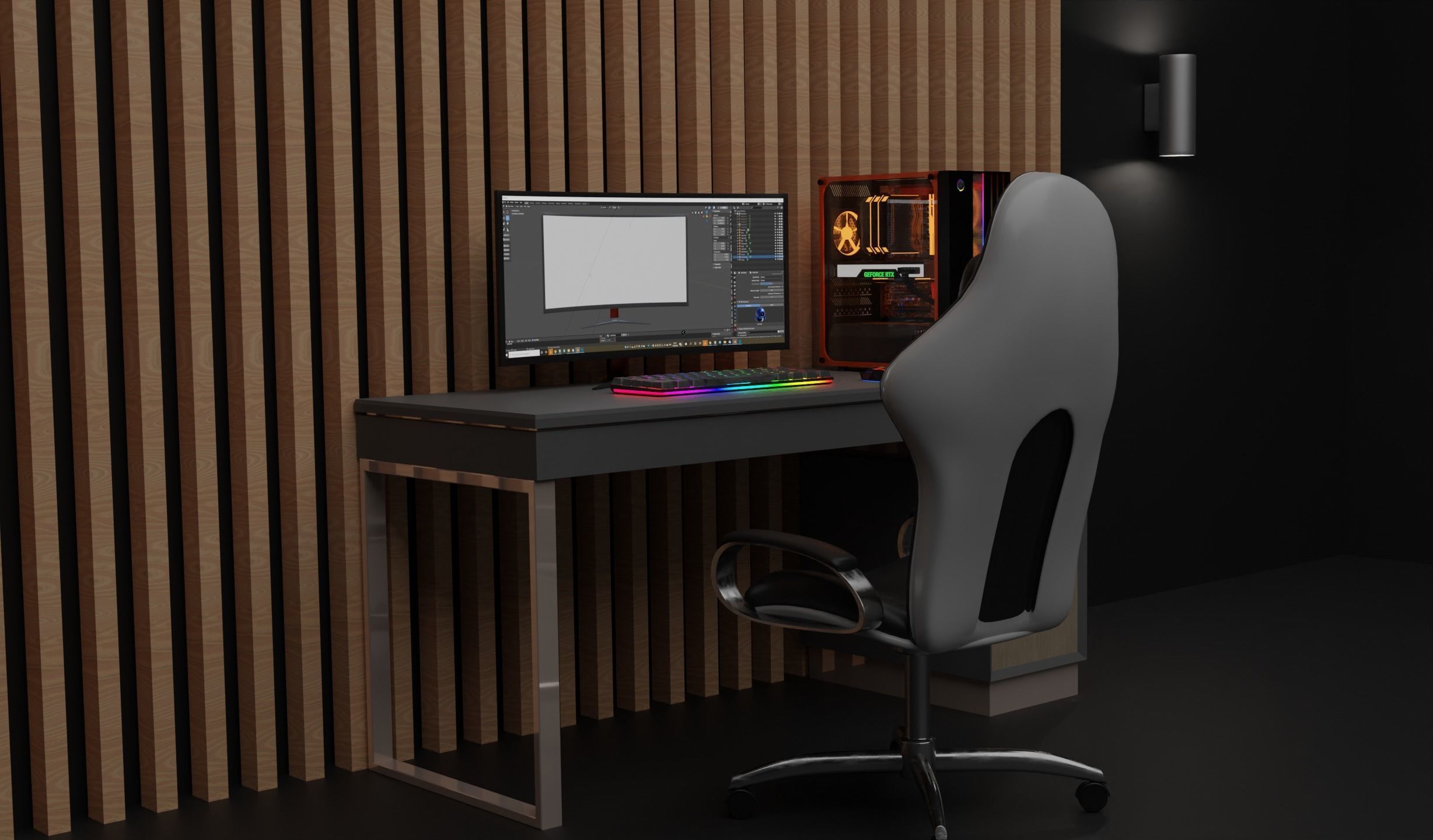 Crazy Gaming Room 3D model | CGTrader