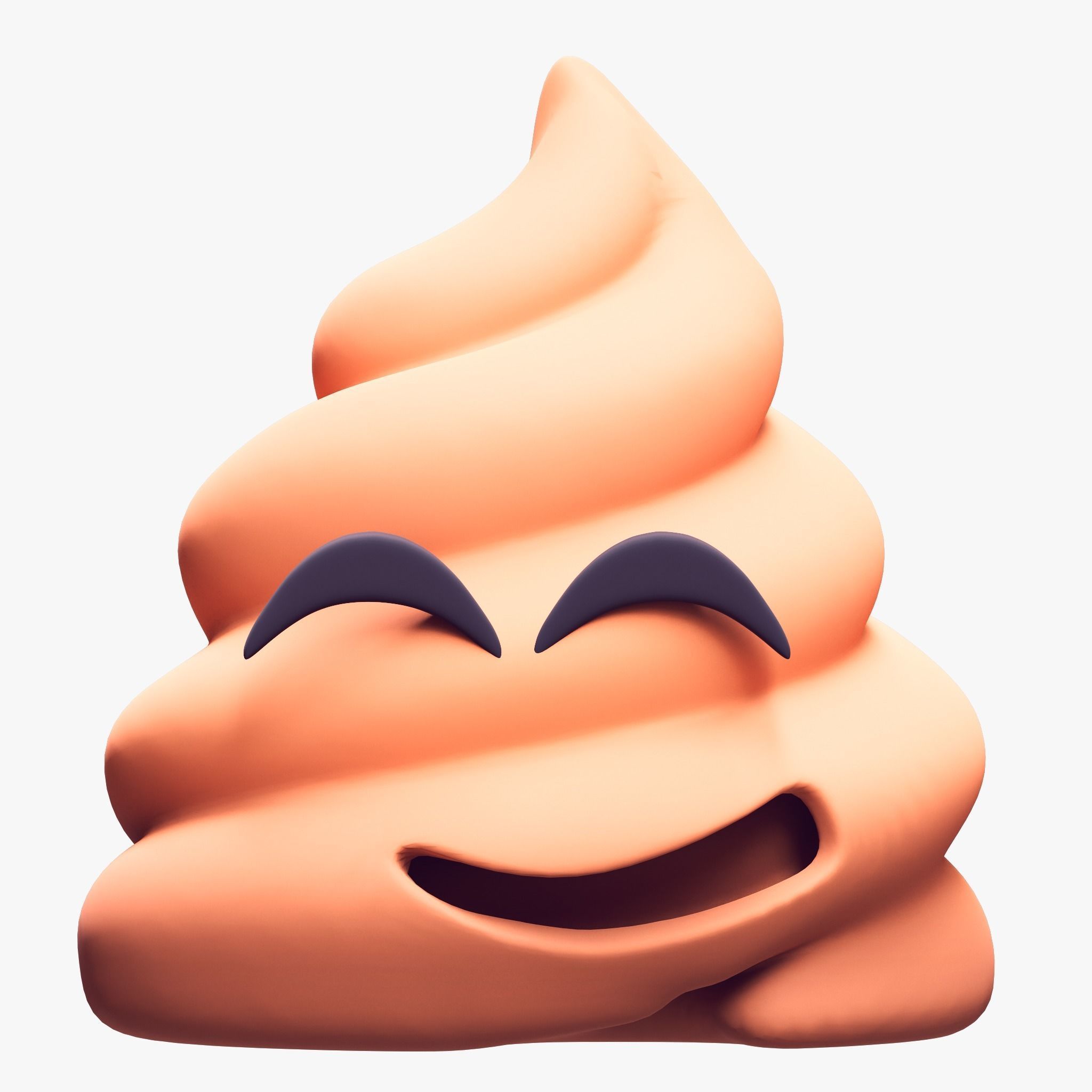 Smiling Faces Poop Emoji Collection 3D model | CGTrader
