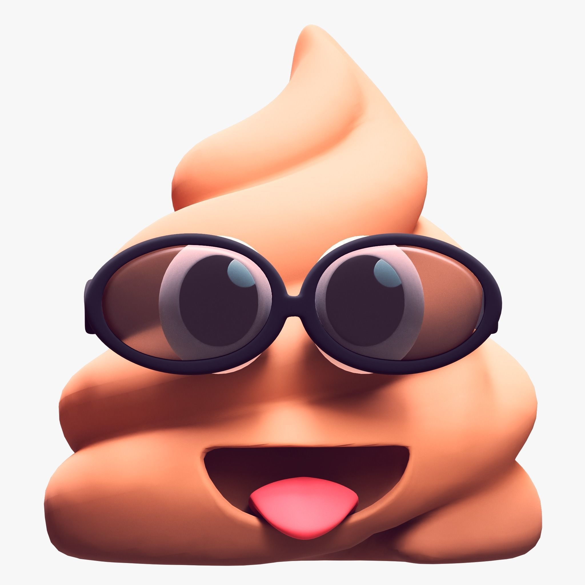 Smiling Faces Poop Emoji Collection 3D model | CGTrader