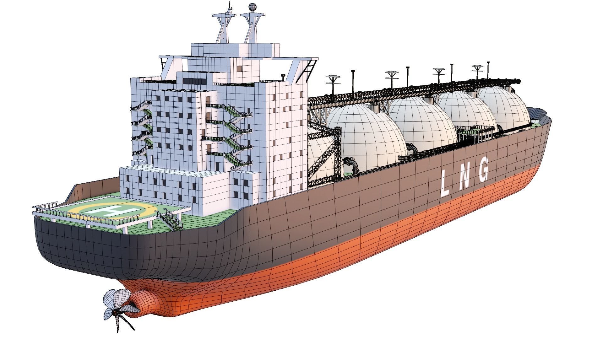LNG Ship 3D model | CGTrader