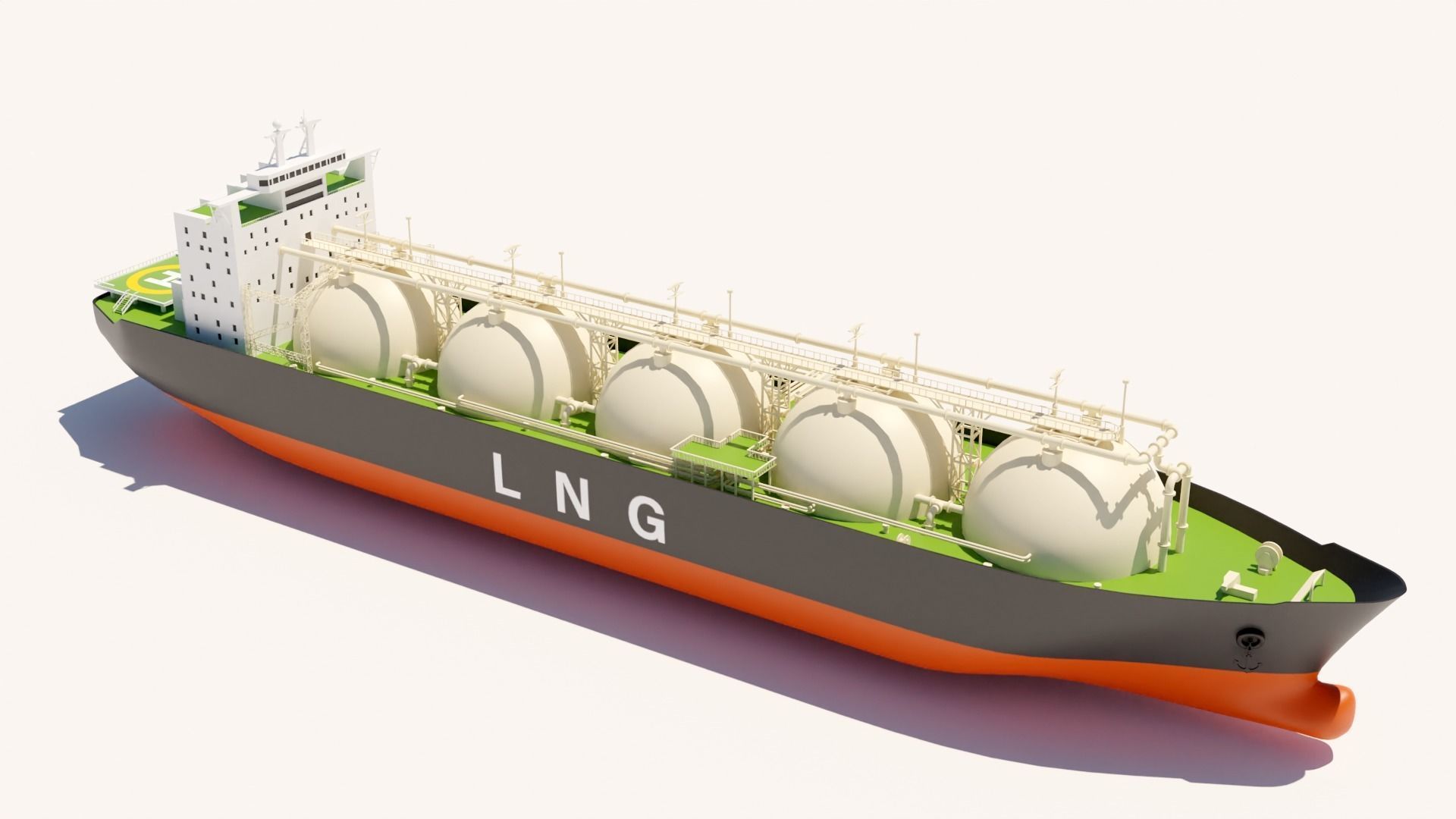 LNG Ship 3D model | CGTrader