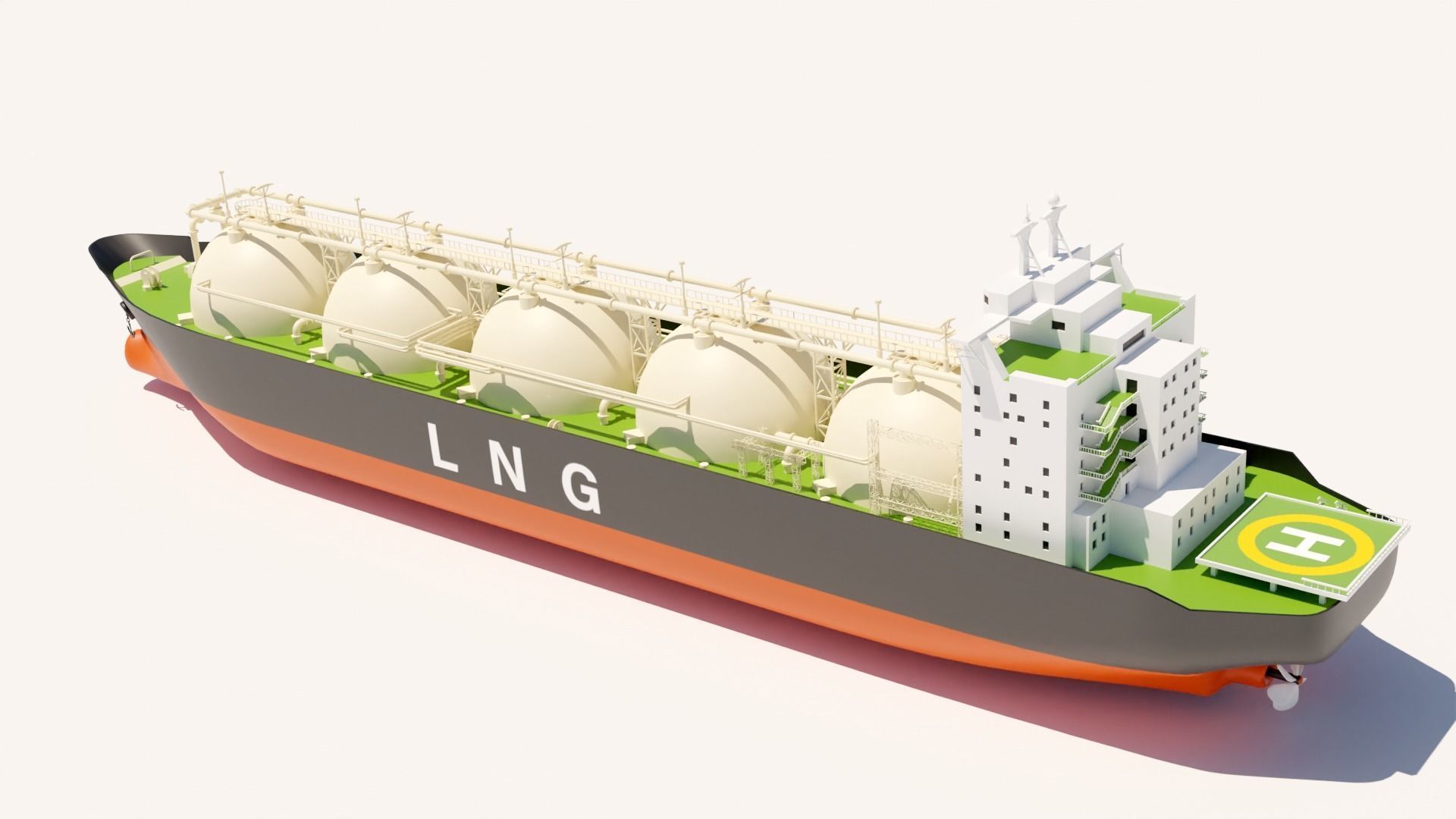 LNG Ship 3D model | CGTrader