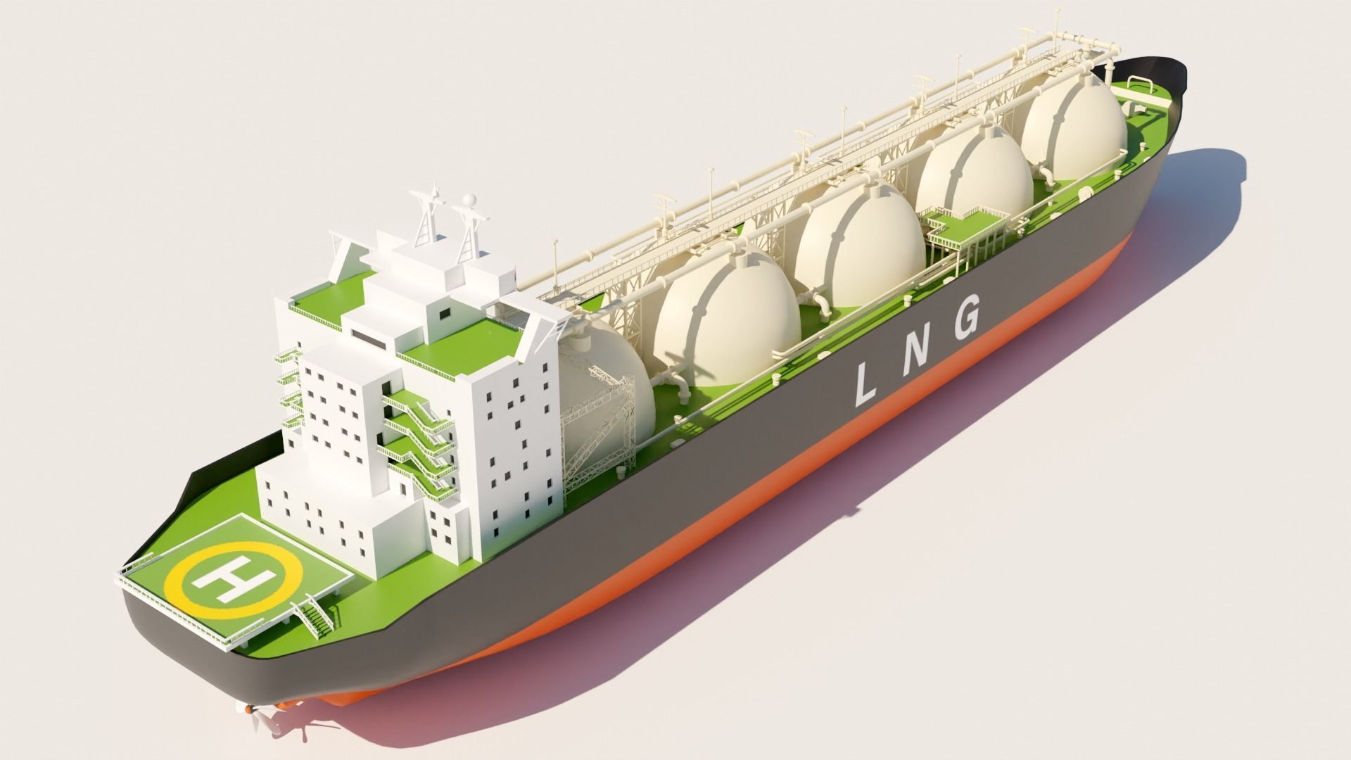 LNG Ship 3D model | CGTrader