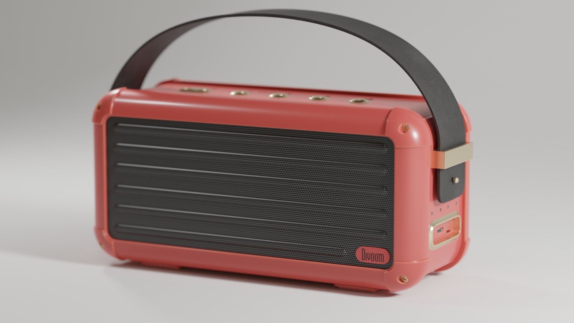 Portable Bluetooth Speaker Divoom Mocha High Poly free 3D model | CGTrader