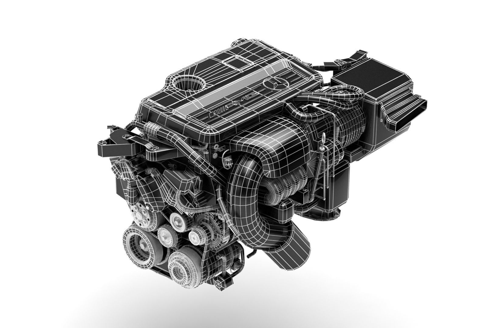 Car Engine 3D model | CGTrader