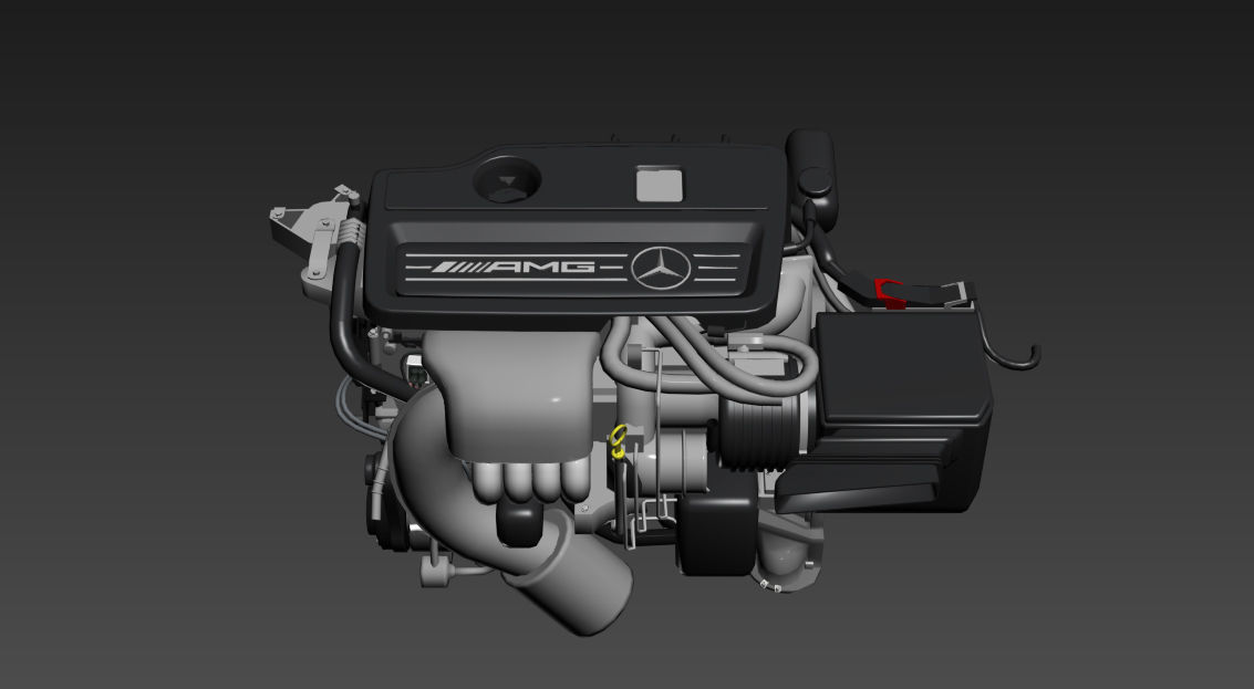 Car Engine 3D model | CGTrader