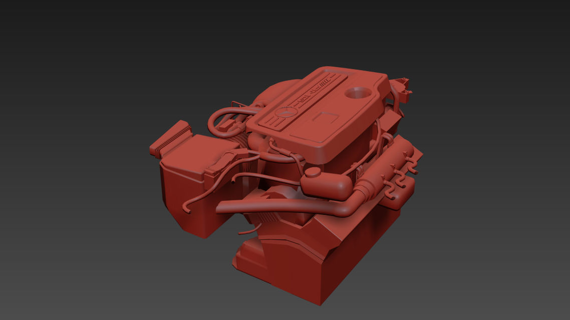 Car Engine 3D model | CGTrader