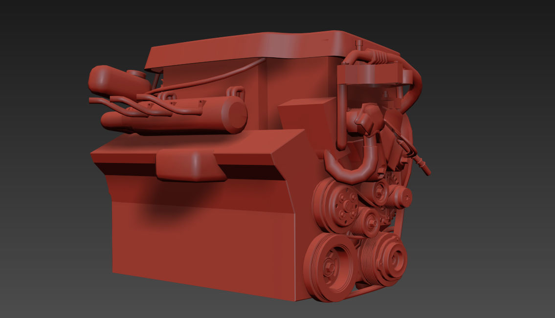 Car Engine 3D model | CGTrader