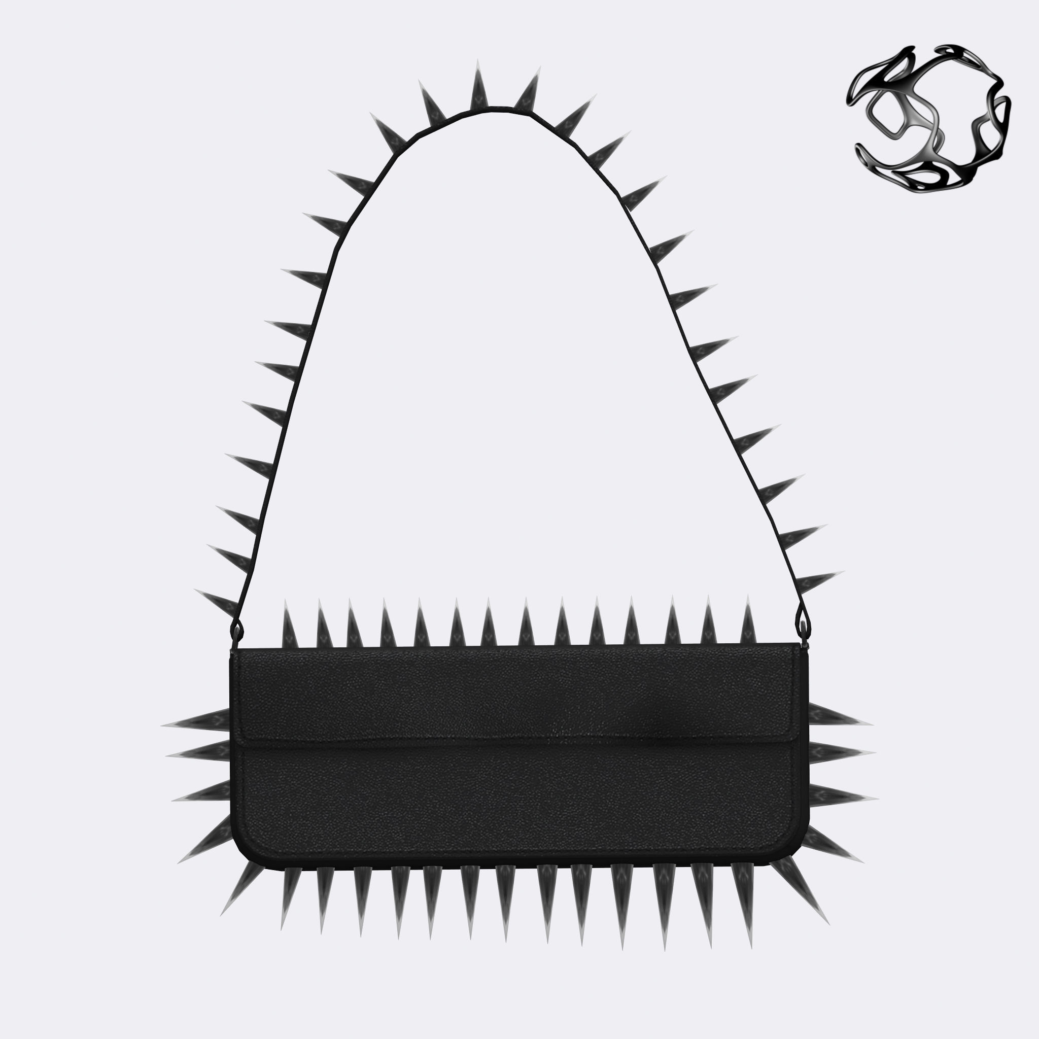 3D model Spiked Bag - Game Ready VR / AR / low-poly | CGTrader