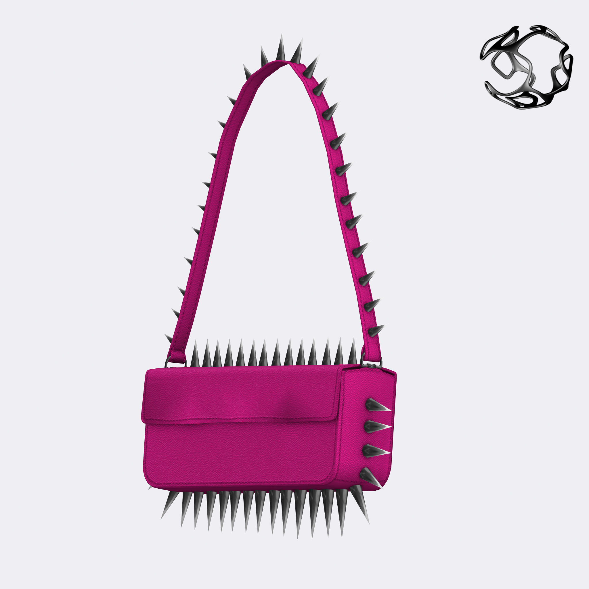 3D model Spiked Bag - Game Ready VR / AR / low-poly | CGTrader
