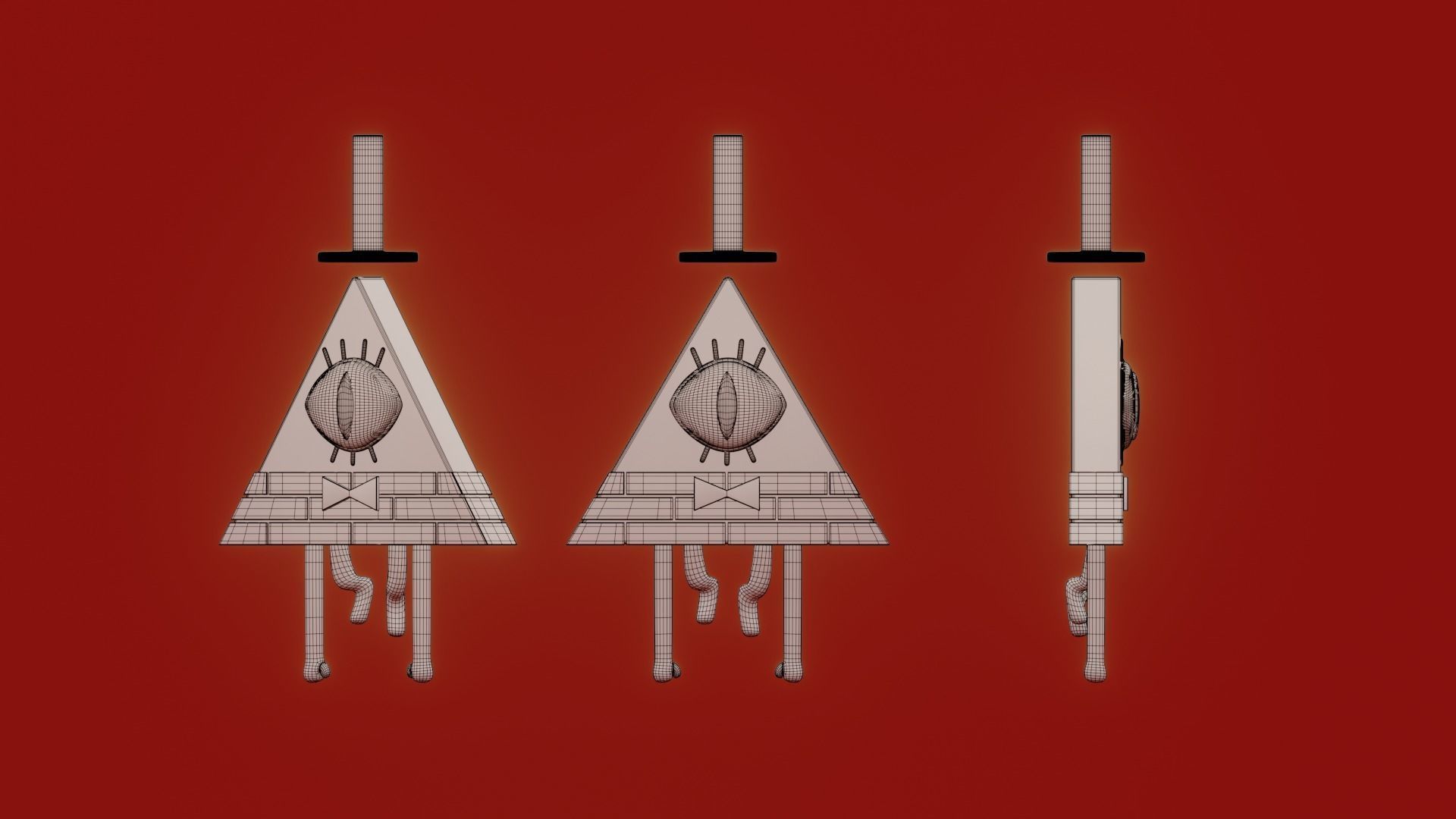 Bill Cipher 3D model | CGTrader