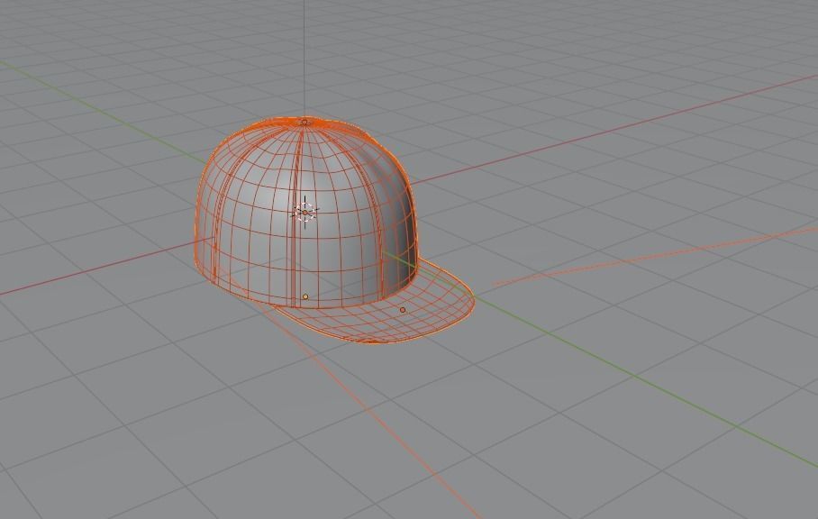 free baseball cap flat brim free VR / AR / low-poly 3D model | CGTrader