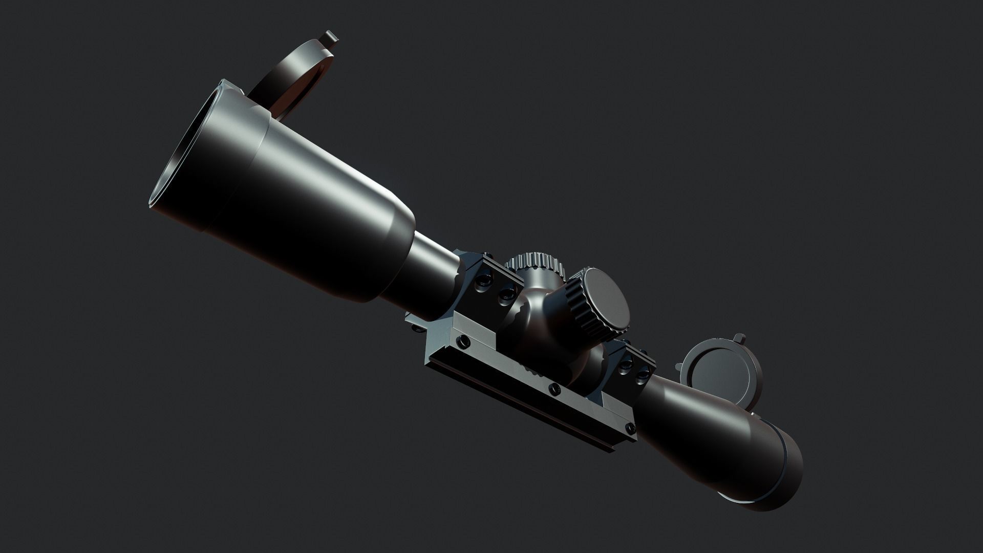 Tactical Scope - Tutorial Included 3D model | CGTrader