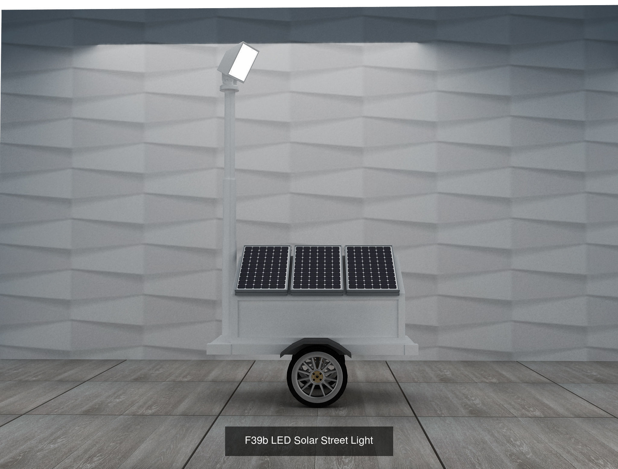 LED Solar Street Light model G3 3D Model Collection | CGTrader