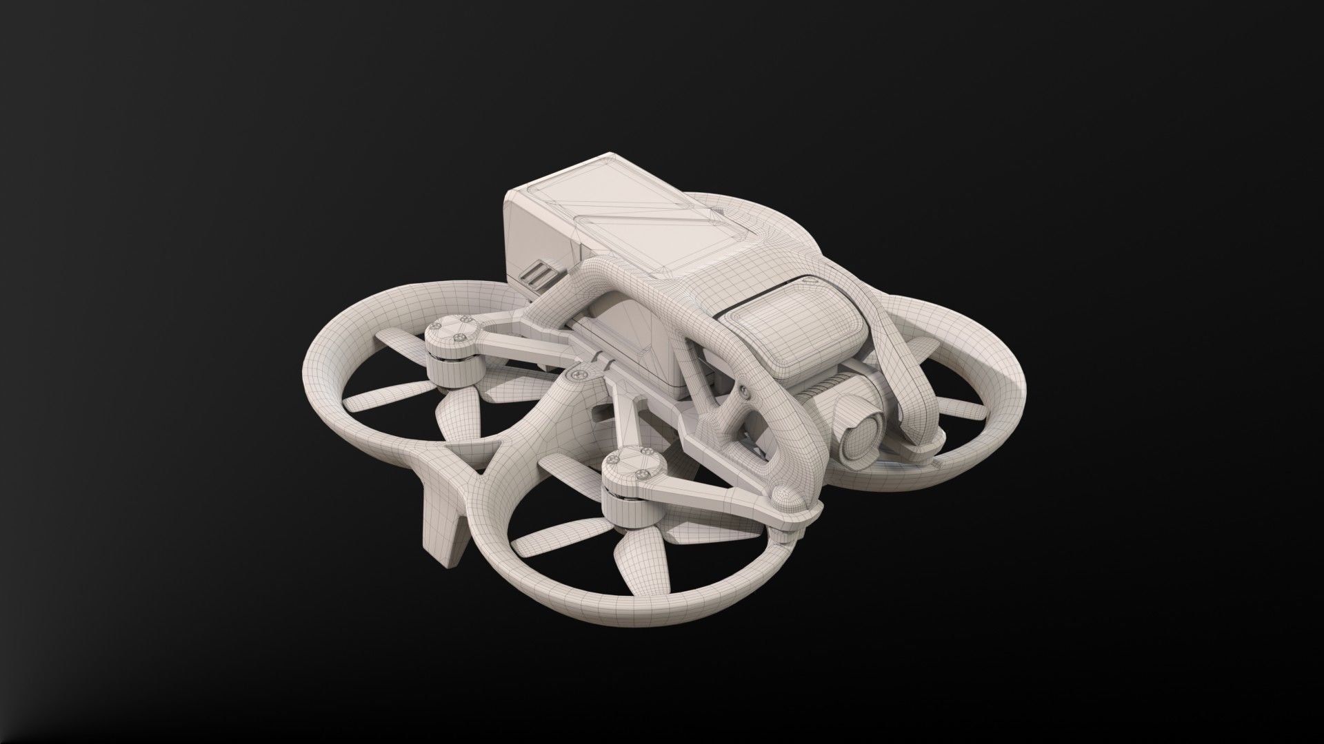 3D model Dji Avata fpv drone VR / AR / low-poly | CGTrader